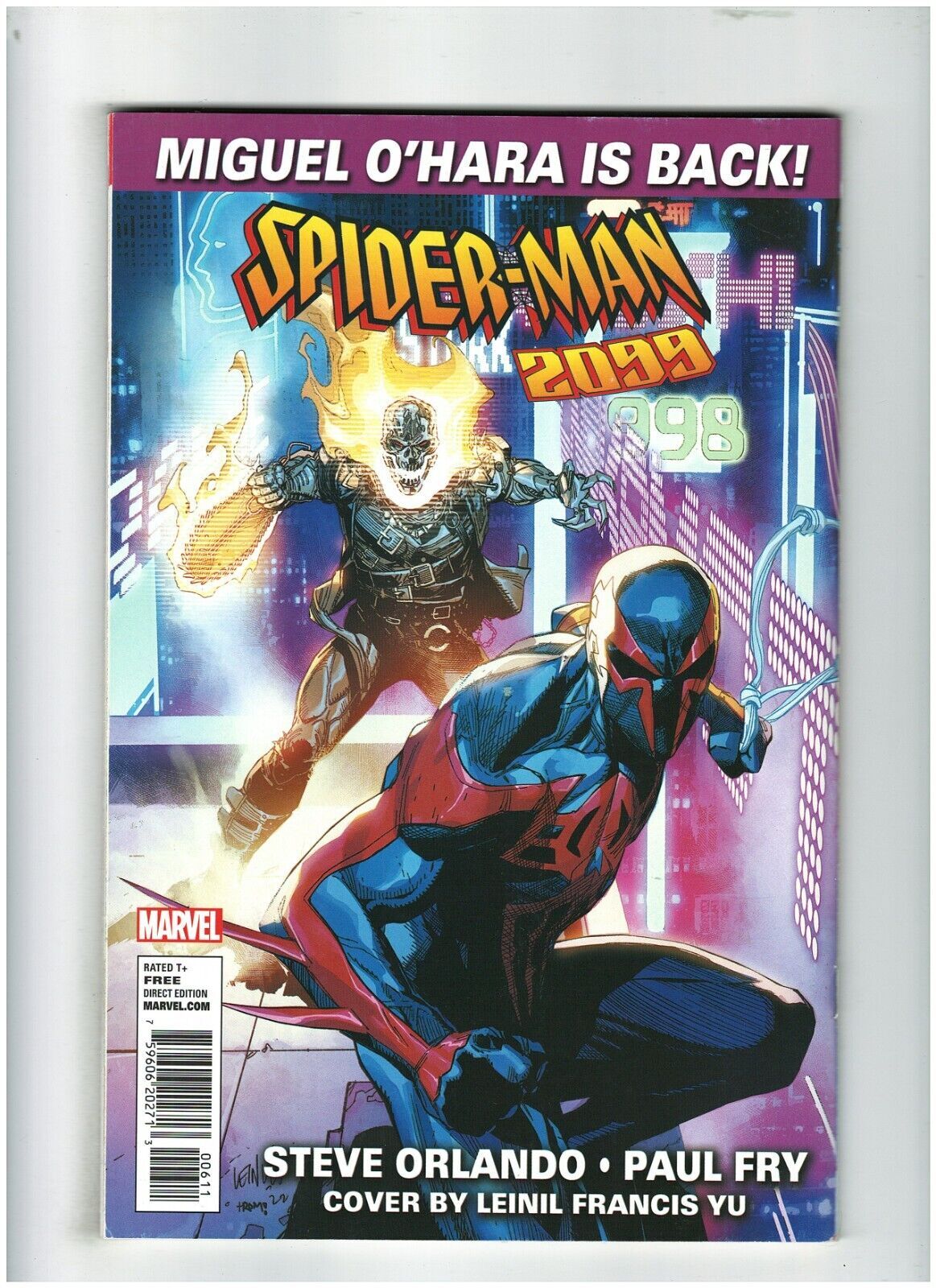 Marvel Previews #6 VF+ 8.5 Captain America 2022 Spider-man 2099 | Comic ...
