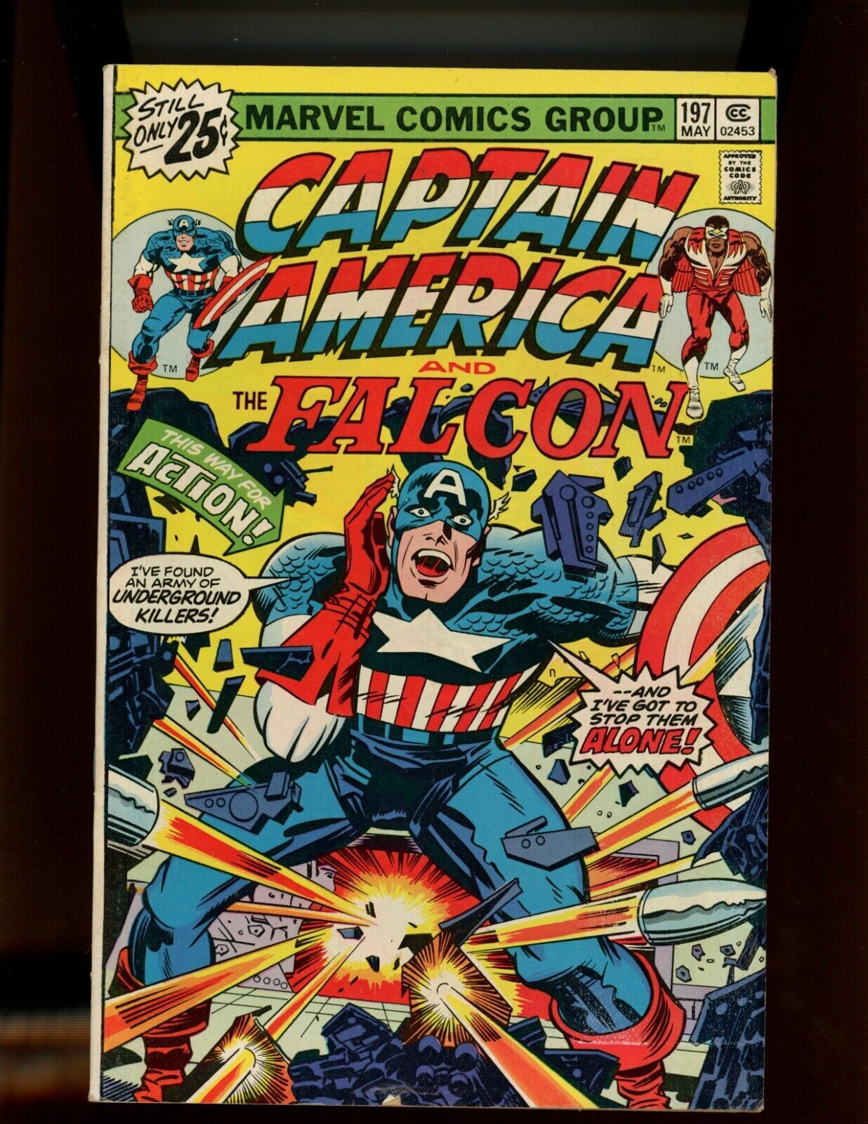 Captain America #197 - Jack Kirby Cover Art and Story. (6.0) 1976 ...
