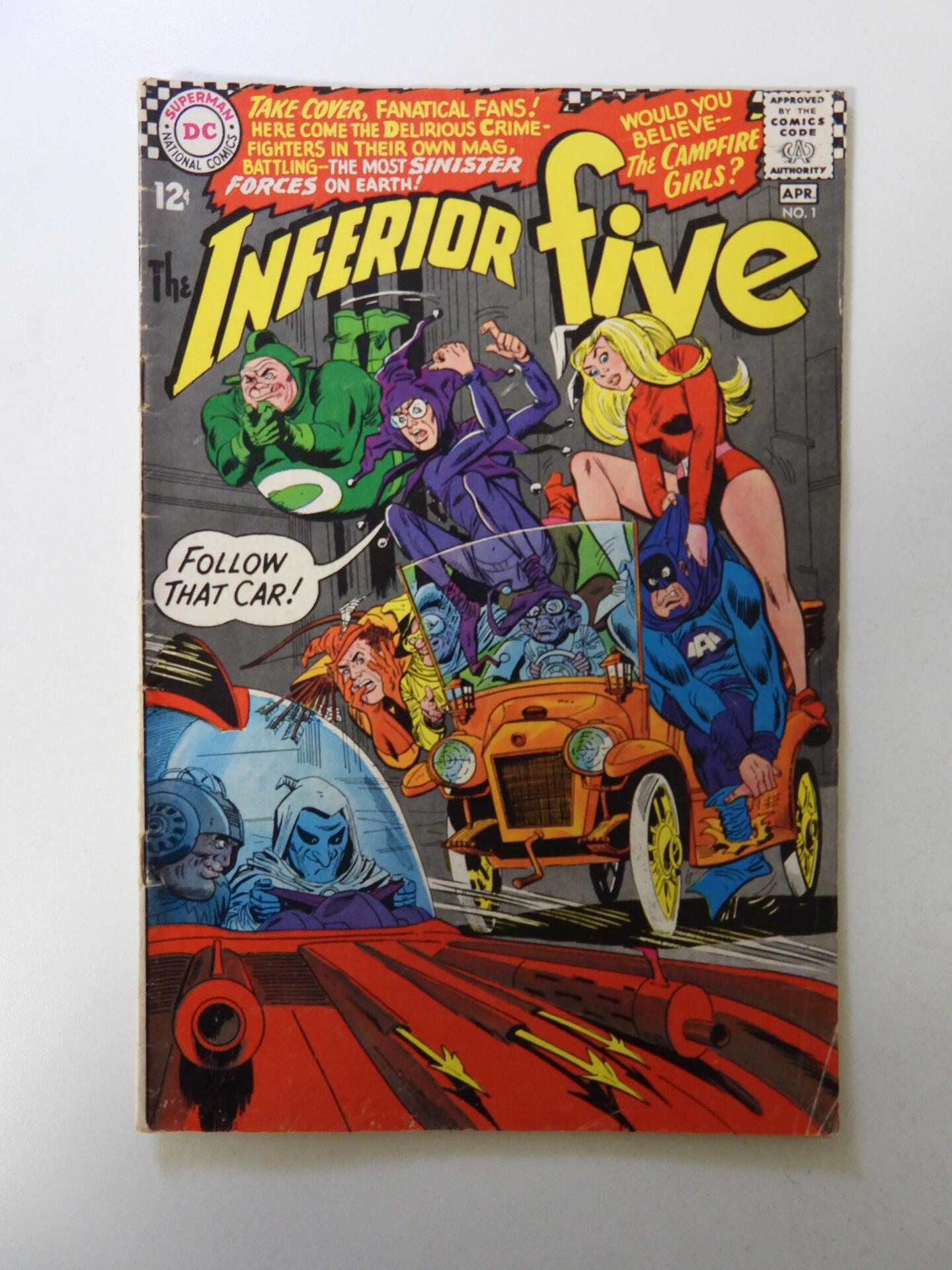 The Inferior Five #1 (1967) VG Condition | Comic Books - Silver Age, DC ...