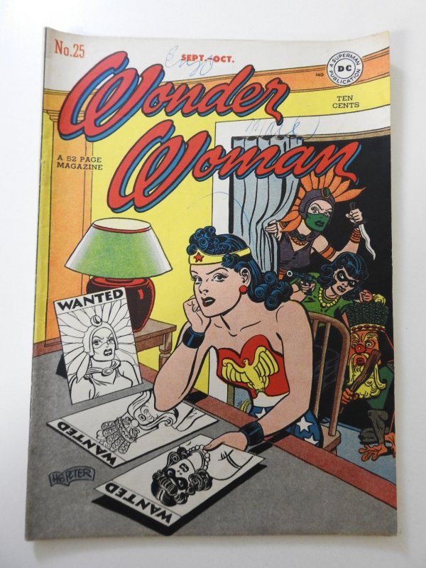 Wonder Woman #25 (1947) VG/FN Condition! ink on fc | Comic Books ...