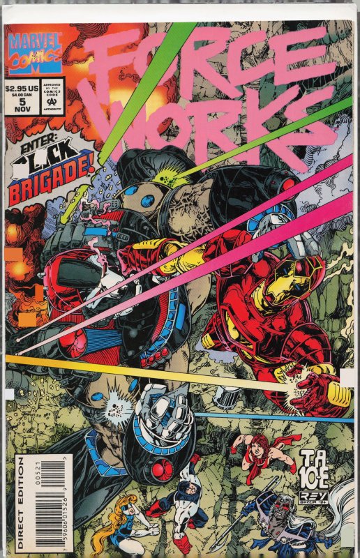 Force Works #5 Direct Bagged Edition (1994) Force Works | Comic Books - Modern Age, Marvel ...