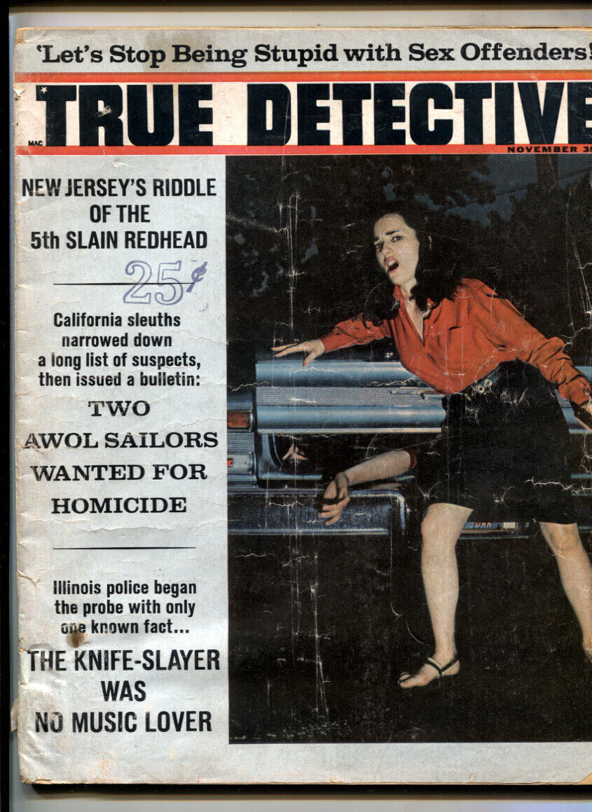 True Detective Magazine November 1966- Knife Slayer- Texas Slaughter ...