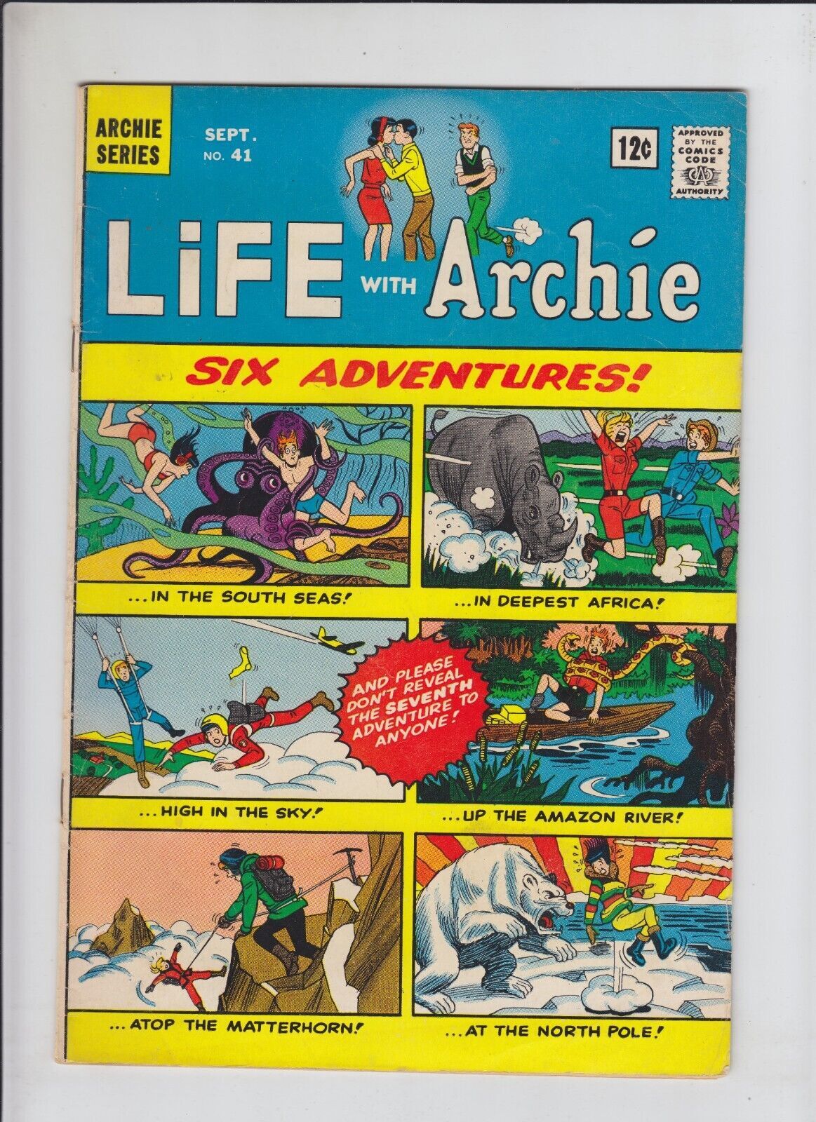 Life with Archie #41 VG; Archie | September 1965 - Godzilla homage on ...