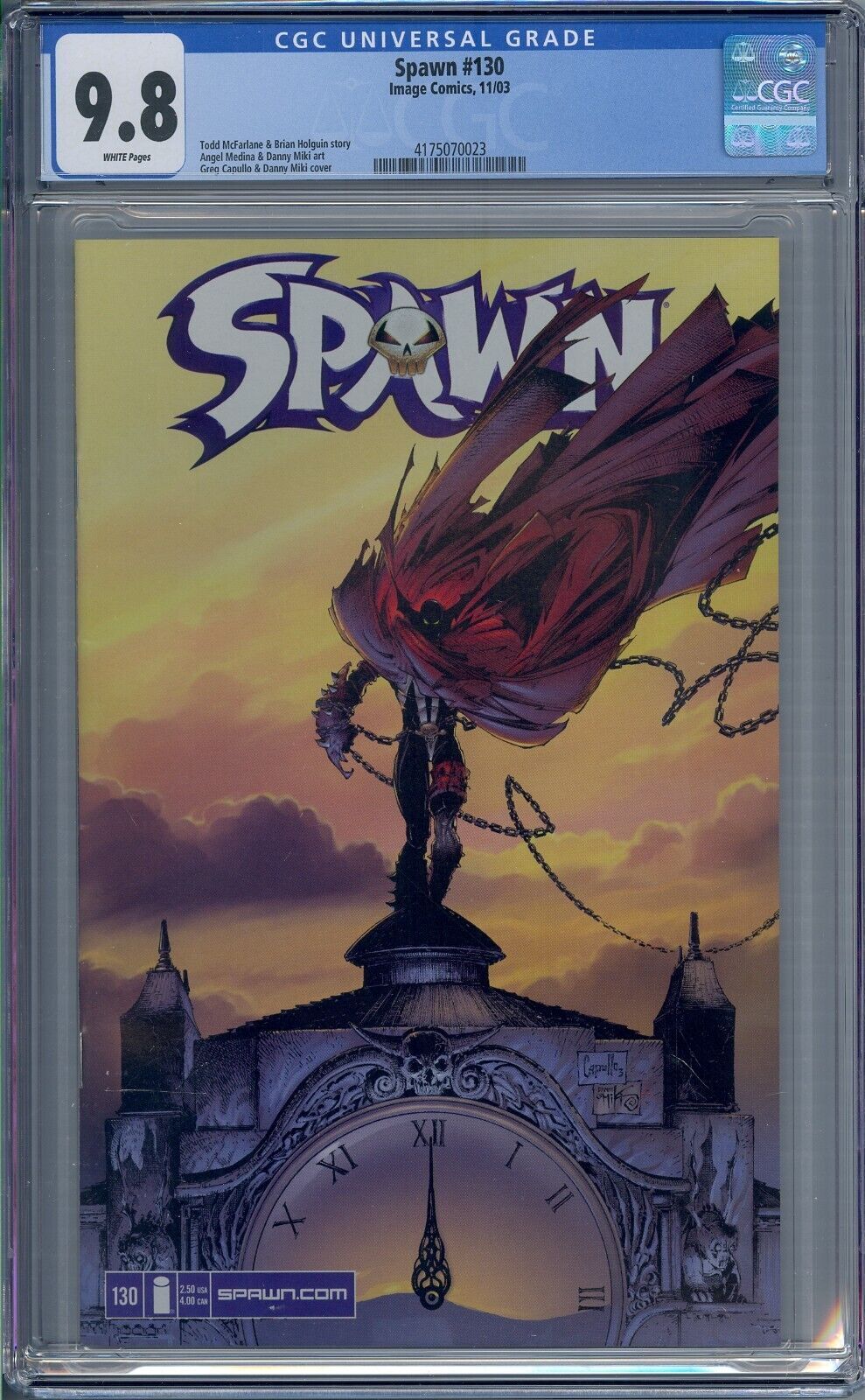 Spawn #130 CGC 9.8 Todd Mcfarlane White Pages | International - Comic Books, Image Comics / HipComic