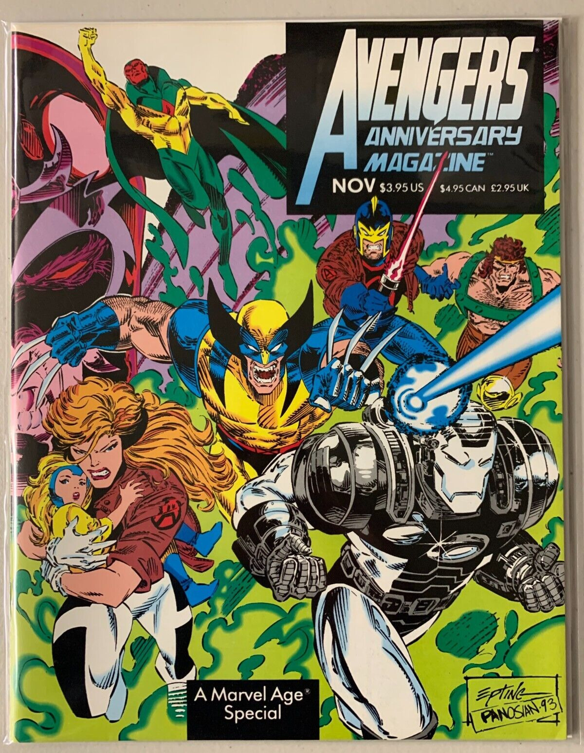 Avengers Anniversary Magazine #1 Marvel 8.0 VF (1993) | Comic Books ...