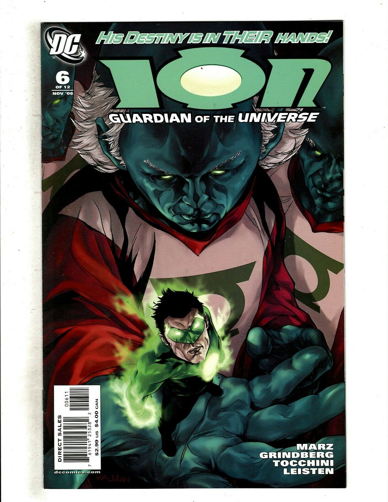 12 DC Comics Ion Guardian of the Universe 1 2 3 4 5 6 7 9 10 Space ...