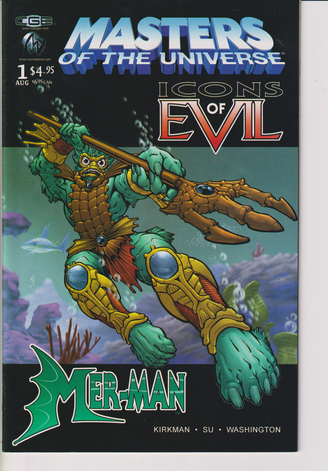 Crossgen Comics! Masters of the Universe Icons of Evil: Mer-man! Issue ...