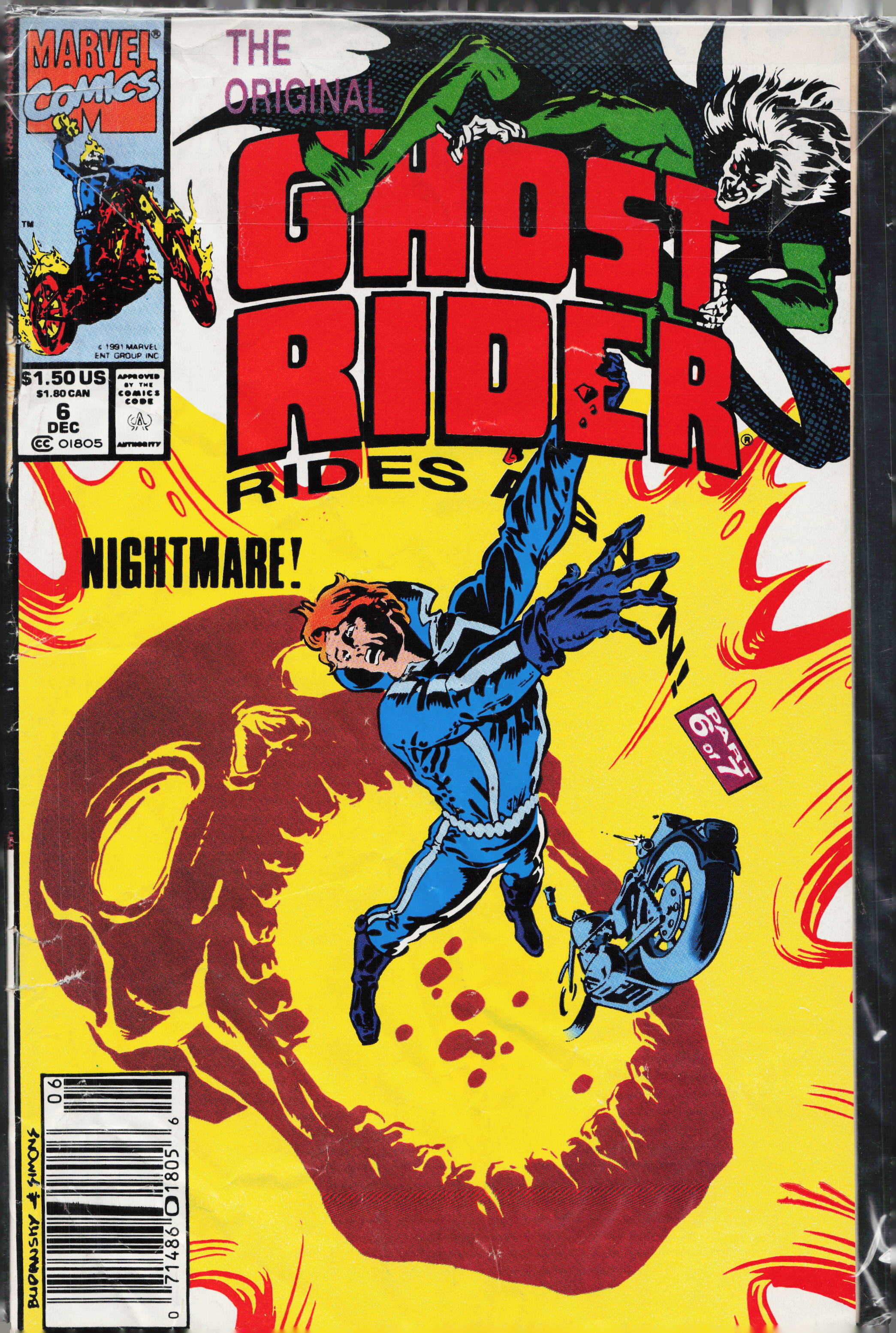 The Original Ghost Rider Rides Again #6 (1991) Ghost Rider | Comic ...