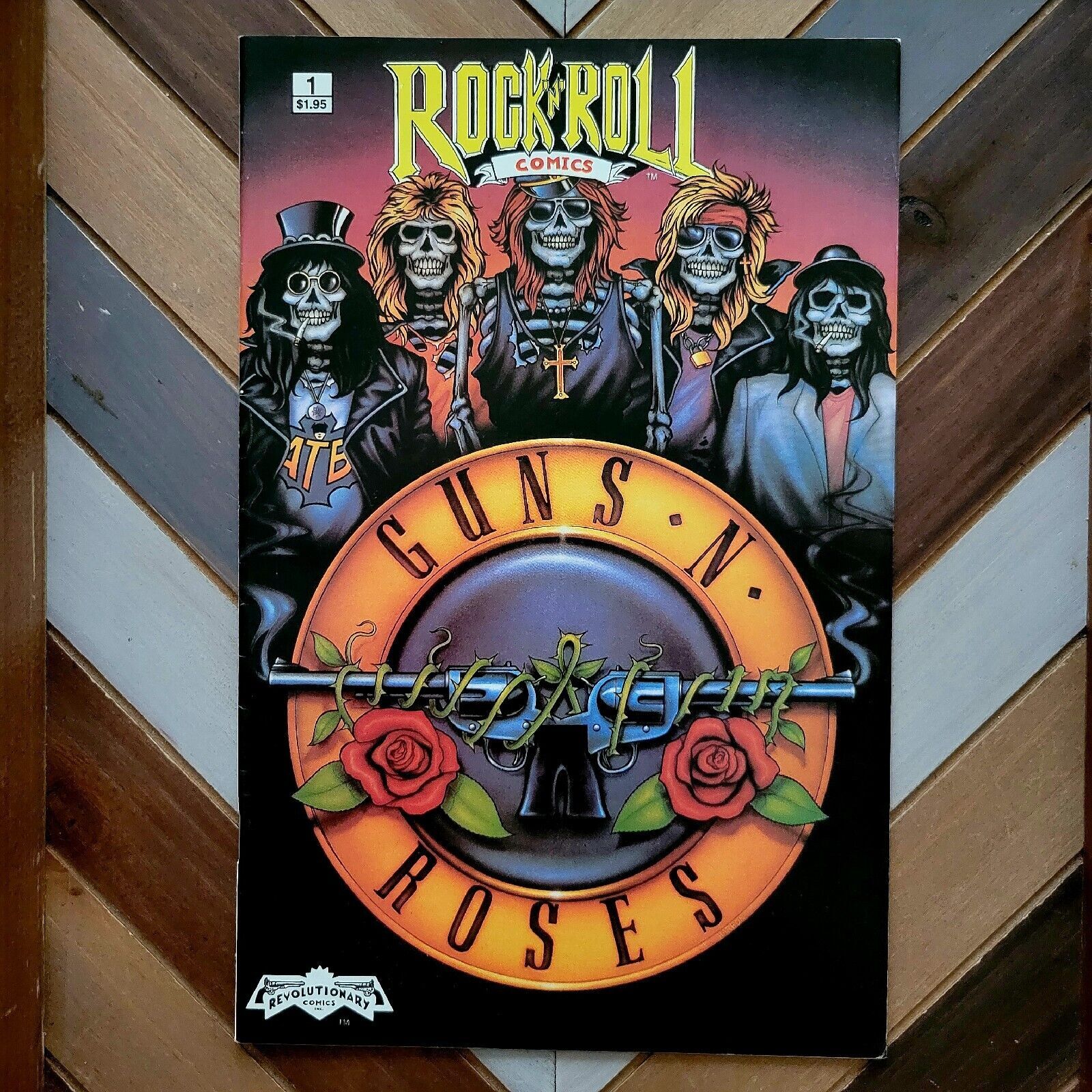Rock N Roll Comics #1 VF (Revolutionary 1989) Guns N Roses! Premiere ...