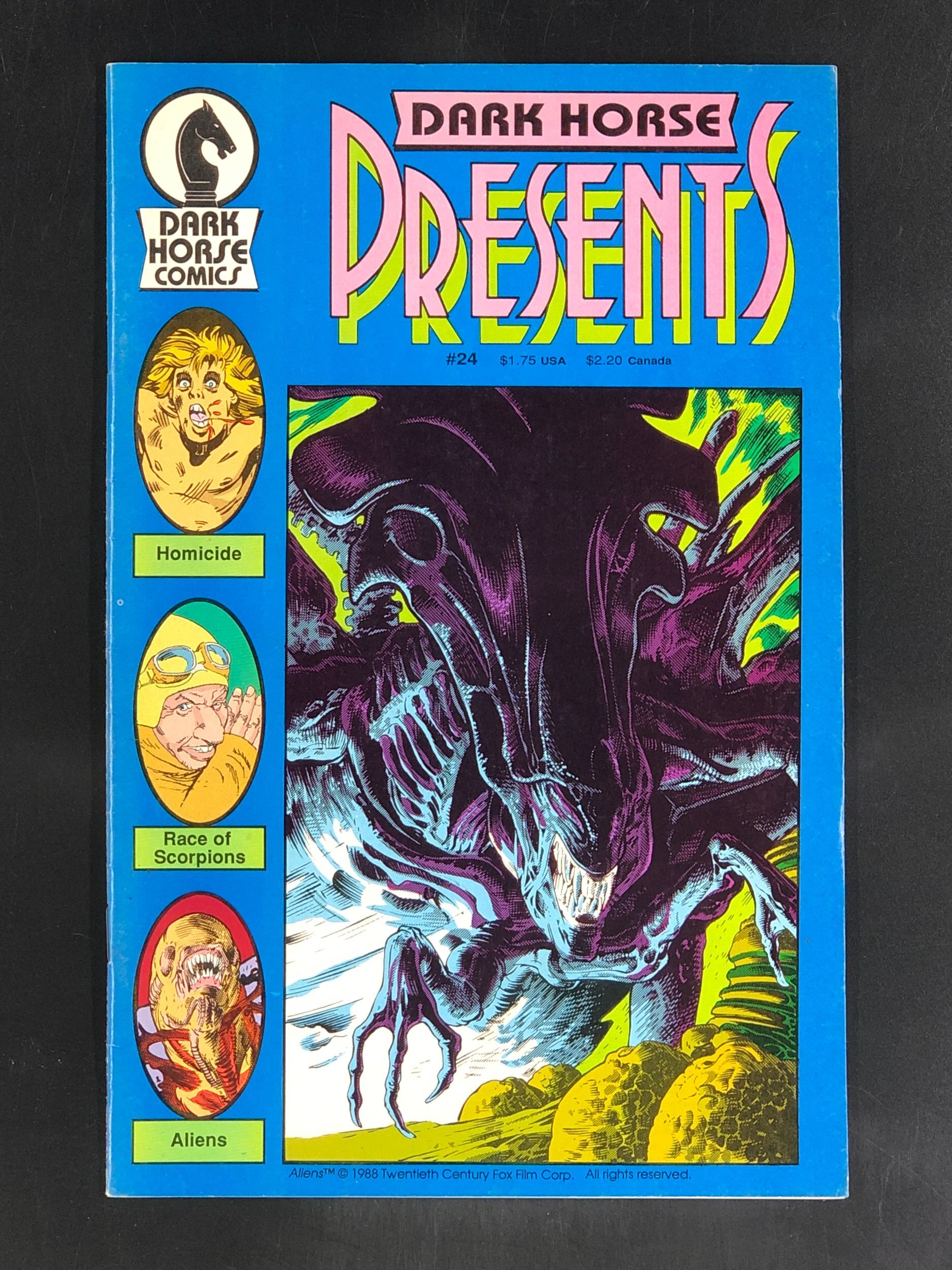 Dark Horse Presents #24 (1988) Origin of Aliens, Xenomorphs in Comic ...
