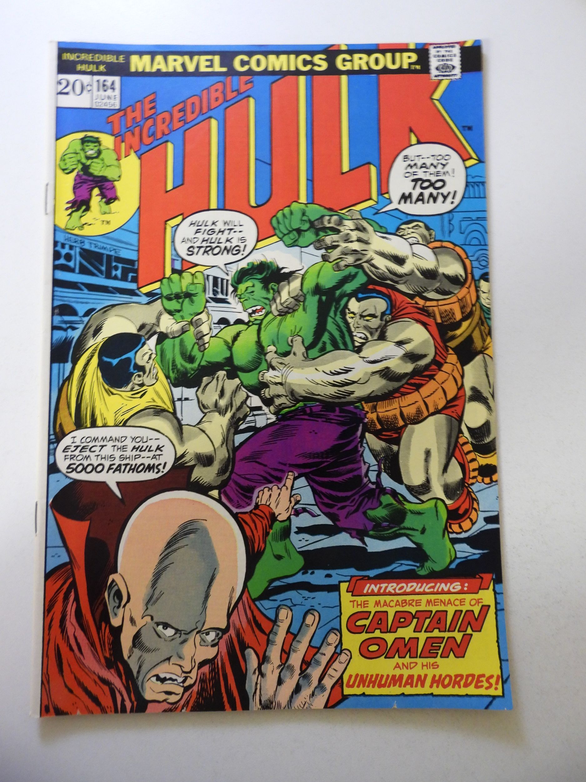 The Incredible Hulk #164 (1973) FN+ Condition | Comic Books - Bronze ...