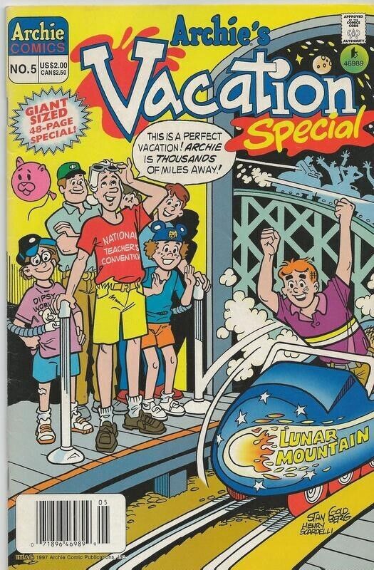 Archie's Vacation Special #5 ORIGINAL Vintage 1997 Archie Comics ...