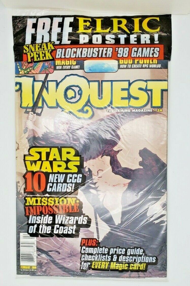 INQUEST # 34 February 1998 The Gaming Magazine NEW and SEALED | Comic ...