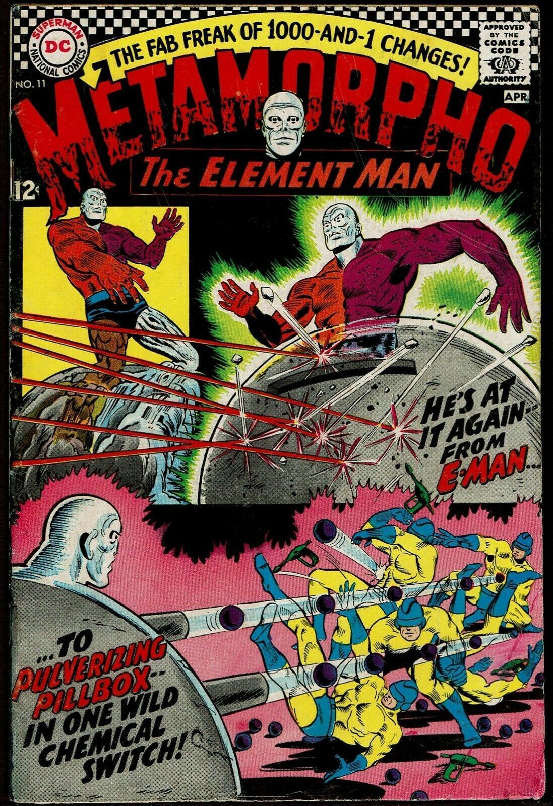 Metamorpho #11 (Apr 1967, DC) 4.5 VG+ | Comic Books - Silver Age, DC ...