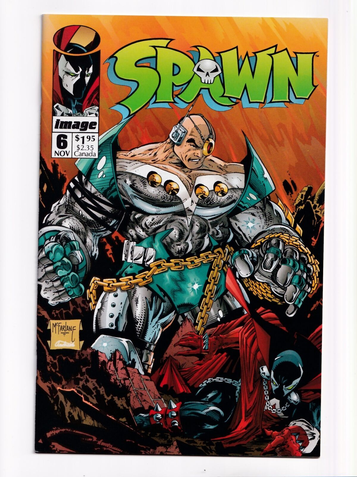 Spawn #6 Image Comics 1992 Sharp Copy NM+ 1st Appearance Overt-Kill ...
