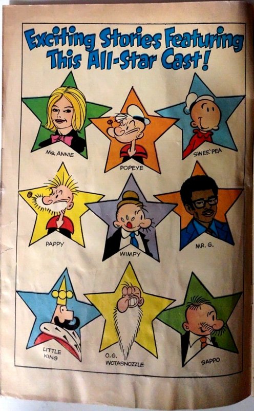 Popeye R-07 1973 Sweet Pea Pappys Spook The Little King Prof OG ...
