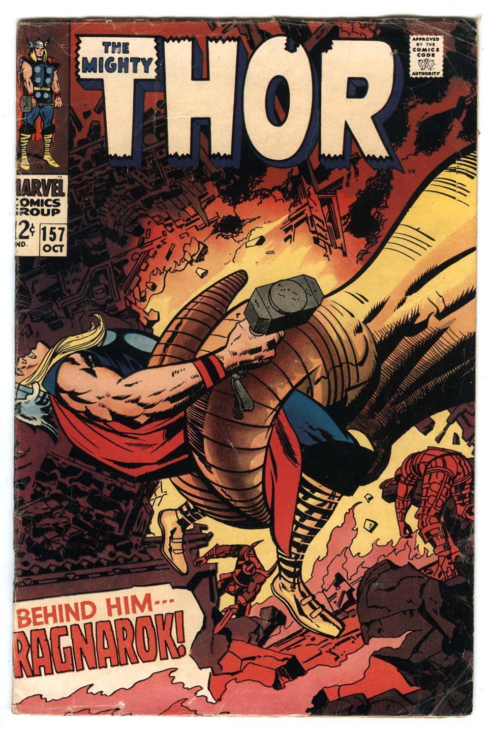 The Mighty THOR #157 -Behind Him RAGNAROK-The Realm Eternal-LOKI-ODIN ...