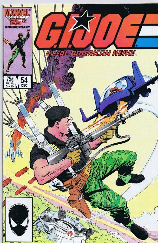 GI Joe #54 ORIGINAL Vintage 1986 Marvel Comics Launch Base | Comic ...