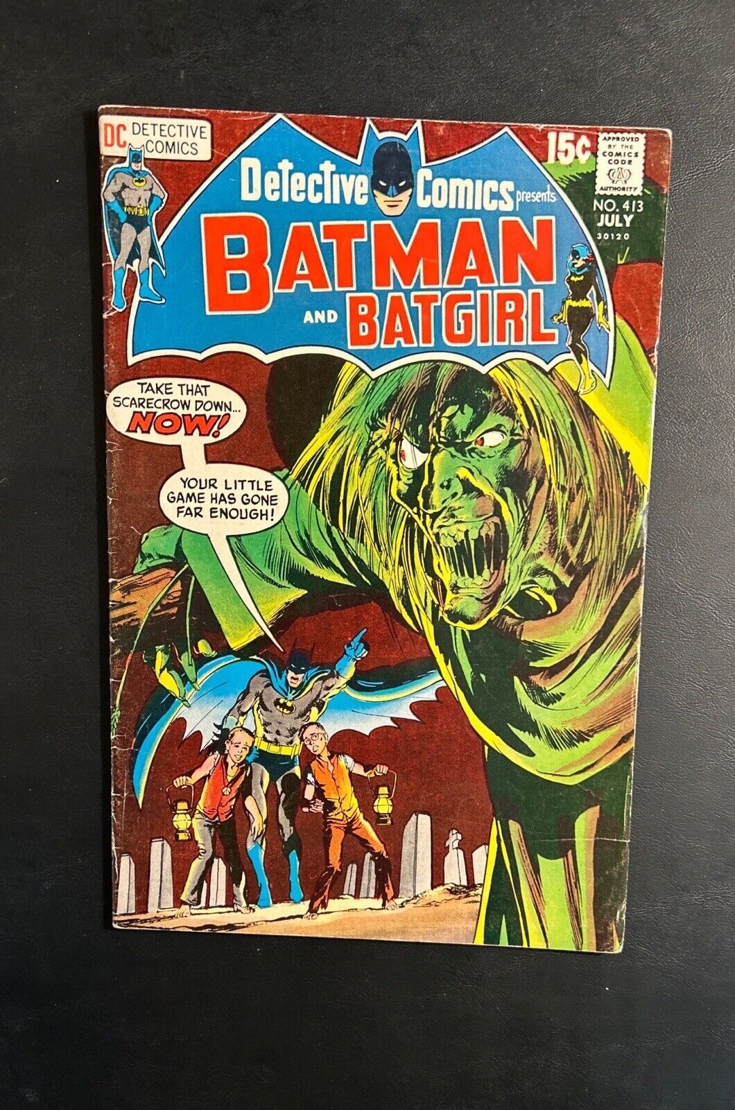 DETECTIVE COMICS BATMAN and BATGIRL #413 with National Diamond Sales Ad ...
