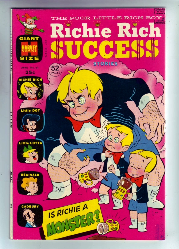 Richie Rich Success #43 (Apr-72) VF/NM High-Grade Richie Rich | Comic ...