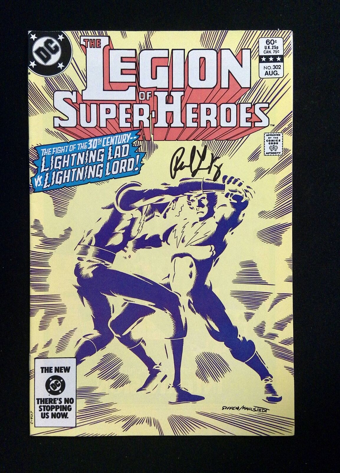 Legion Of Super-Heroes #302 (2ND SERIES) DC 1983 VF+ Signed By Paul ...