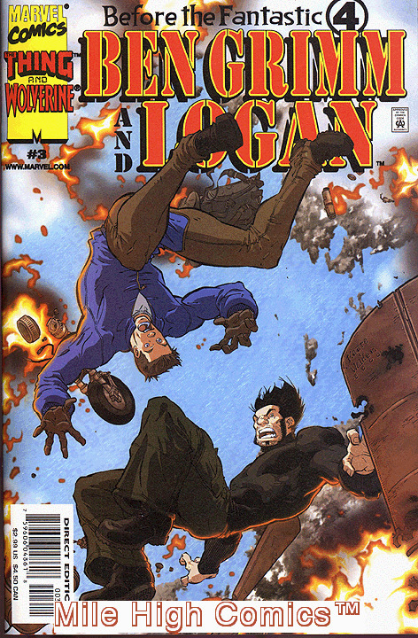 BEFORE THE FANTASTIC FOUR: BEN GRIMM AND LOGAN (2000 Series) #3 Very ...