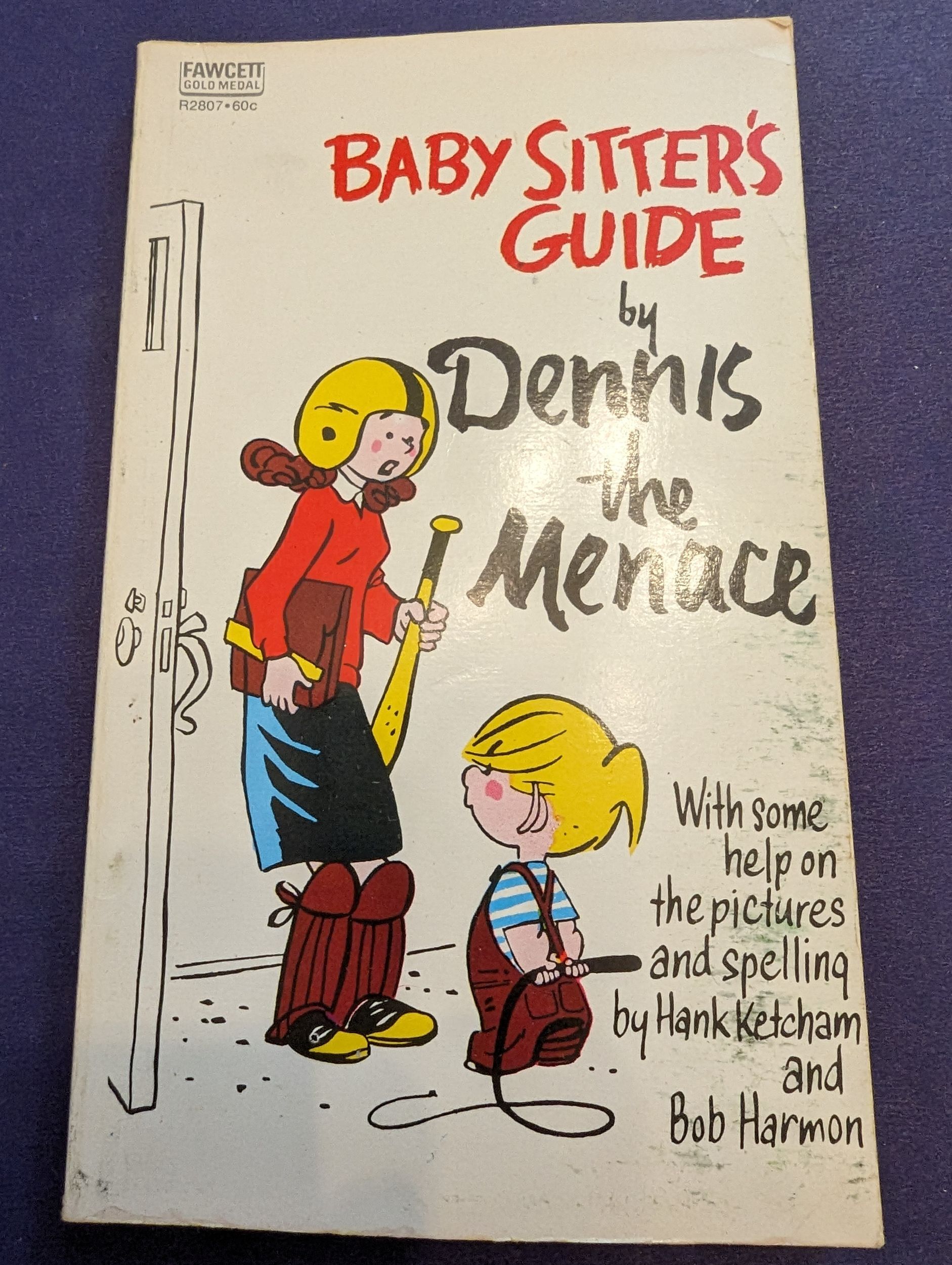 Babysitter's Guide by Dennis the Menace 1961 Fawcett Gold Medal Crest ...