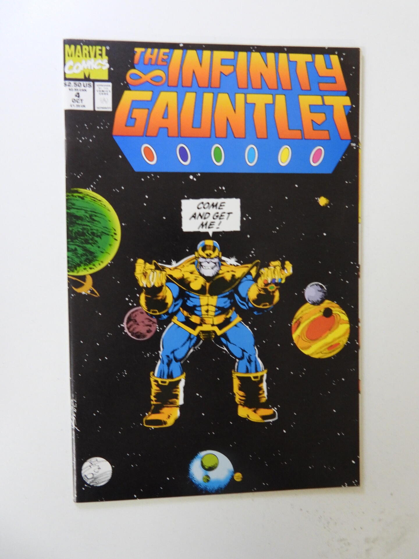 The Infinity Gauntlet #4 Direct Edition (1991) NM- condition | Comic ...