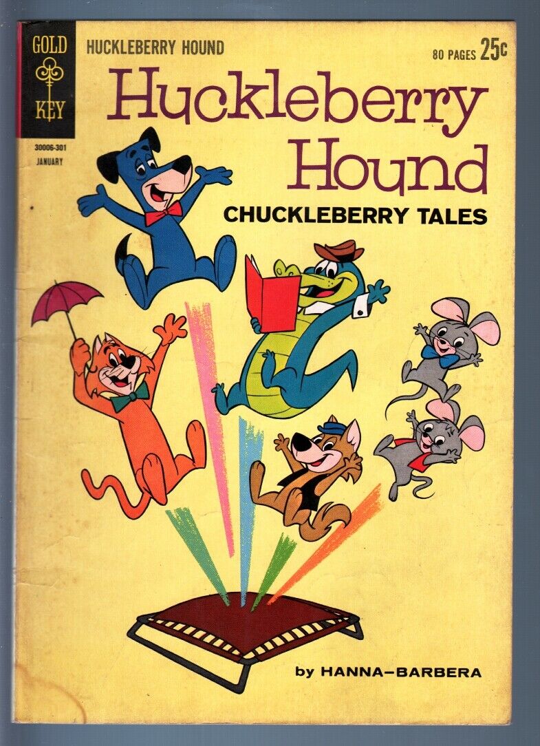 Huckleberry Hound #19-Chuckleberry Tales-1963 Giant Ed-Top Cat-Pixie ...