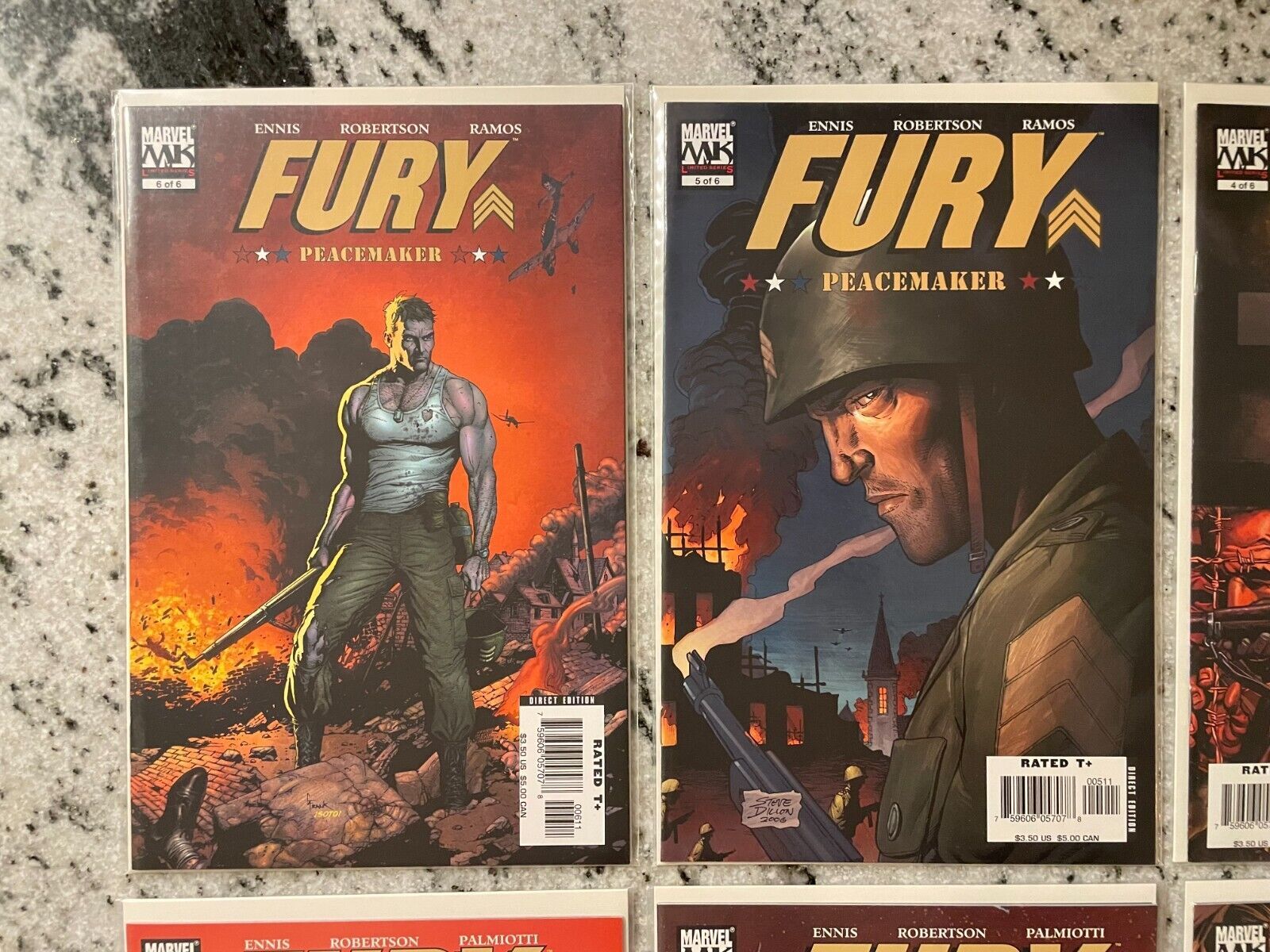 Fury Complete Marvel Comics LTD Series # 1 2 3 4 5 6 NM Nick Fury ...