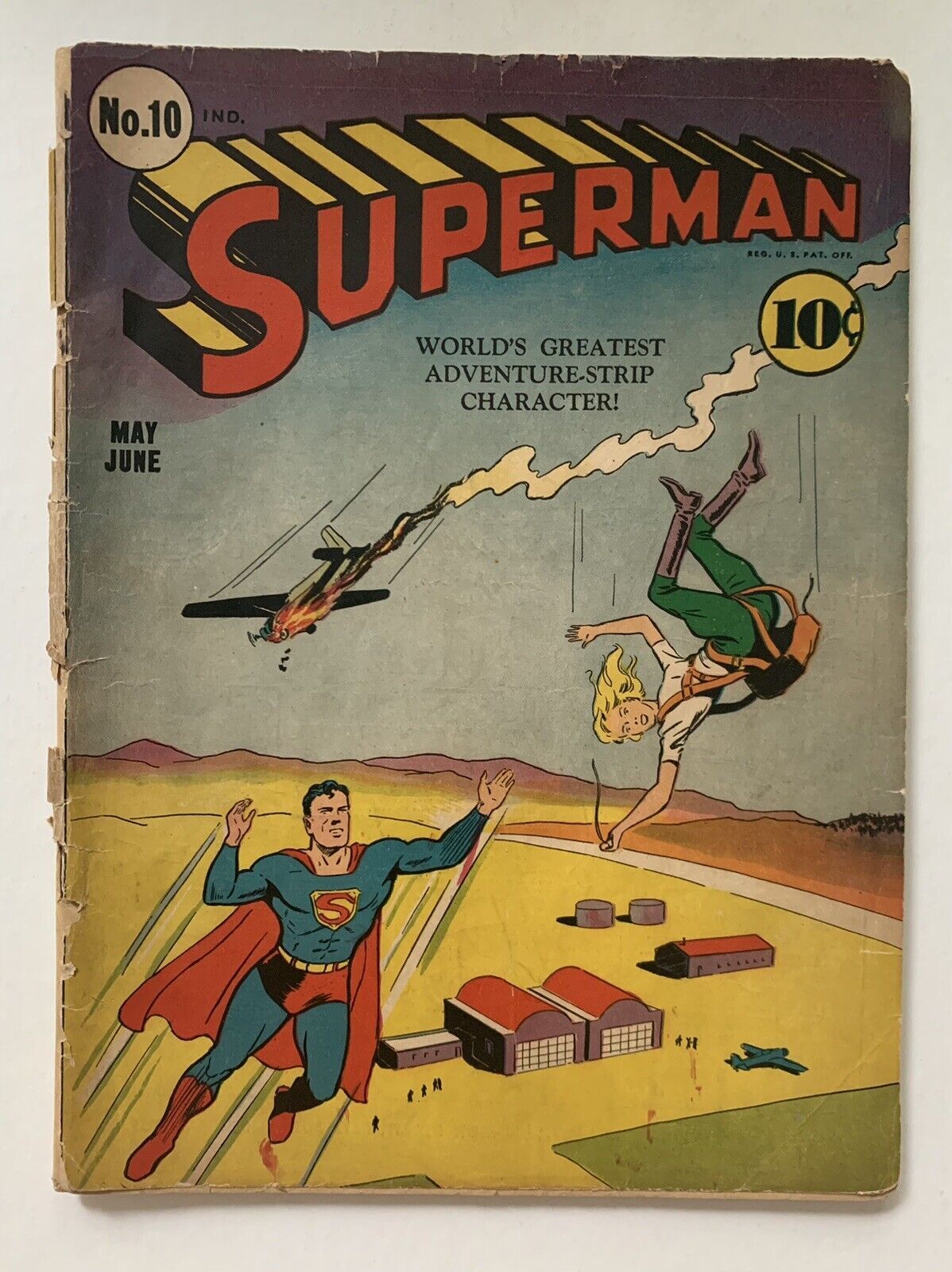 (1941) SUPERMAN #10 Rare Golden Age! Krypto Ray Gun Ad! | Comic Books ...