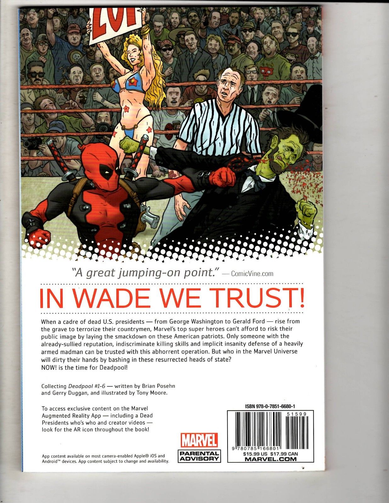 DEAD PRESIDENTS Deadpool Vol. # 1 Marvel Comics TPB Graphic Novel X-Men ...