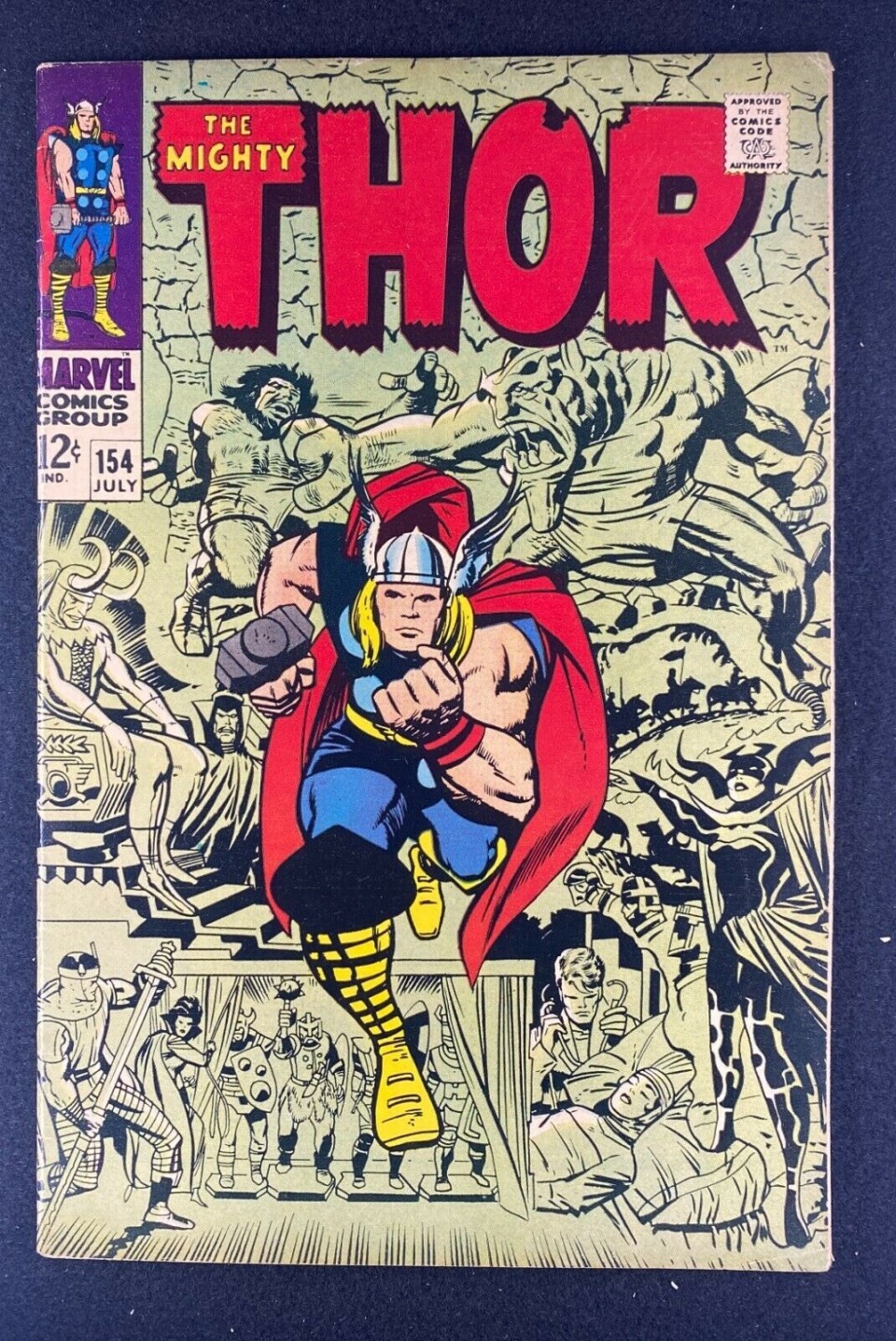 Thor (1966) #154 VF- (7.5) 1st Appearance Mangog Jack Kirby Cover & Art ...