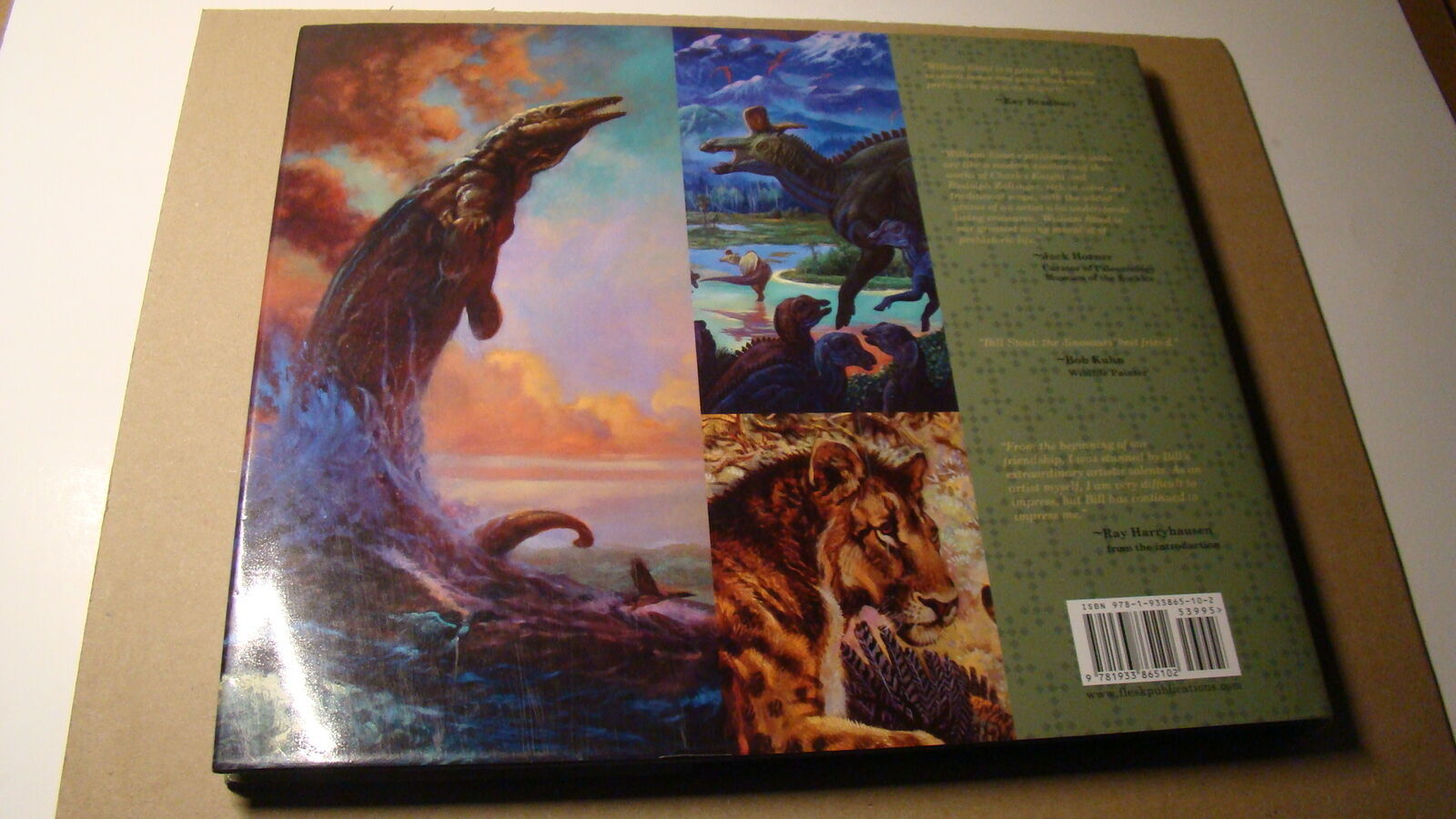 William Stout Prehistoric Life Murals ART Book *NM 9.6* Famous Monsters ...