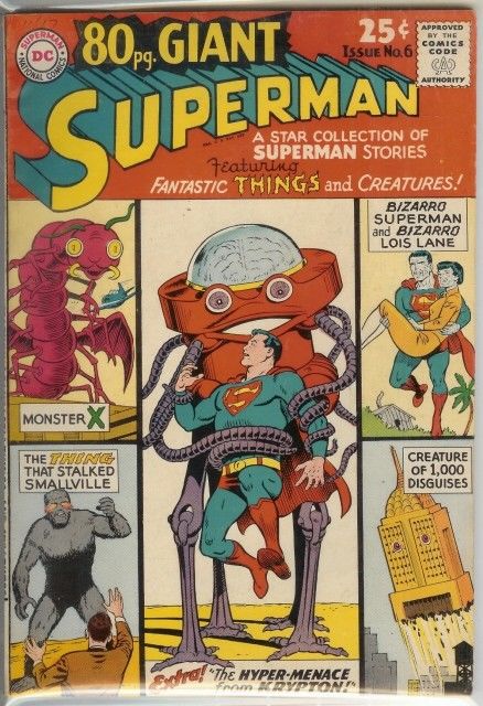 EIGHTY PAGE GIANT 6 Beautiful spine, bright FINE Superm COMICS BOOK ...