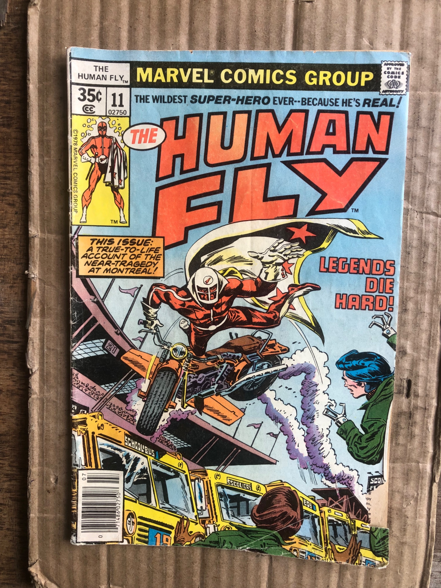 The Human Fly #11 (1978) | Comic Books - Bronze Age, Marvel, Human Fly ...