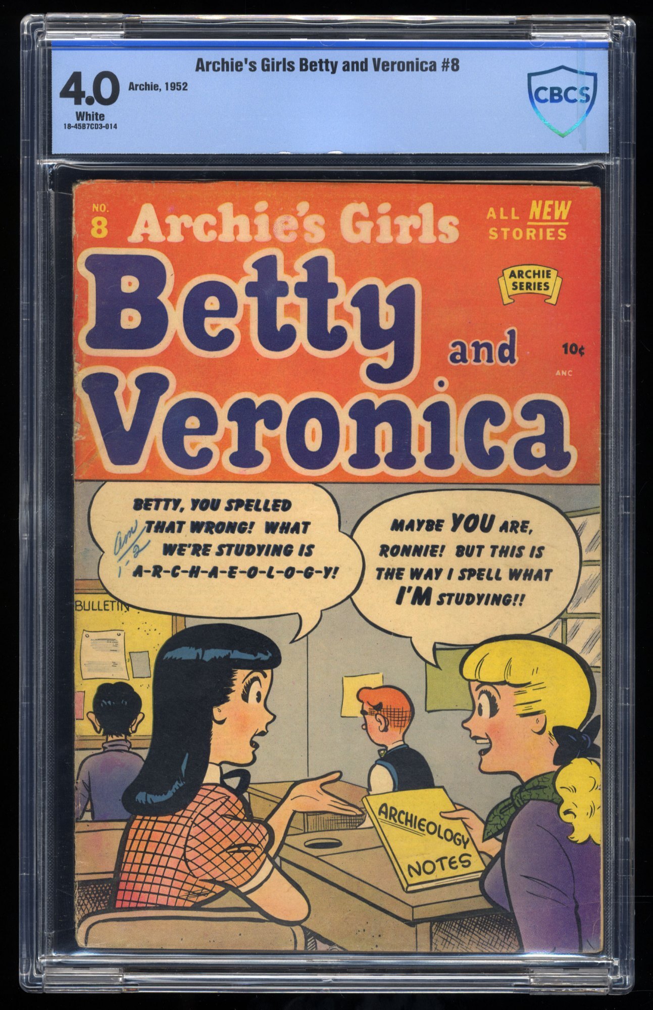 Archie's Girls Betty and Veronica #8 CBCS VG 4.0 White Pages | Comic ...