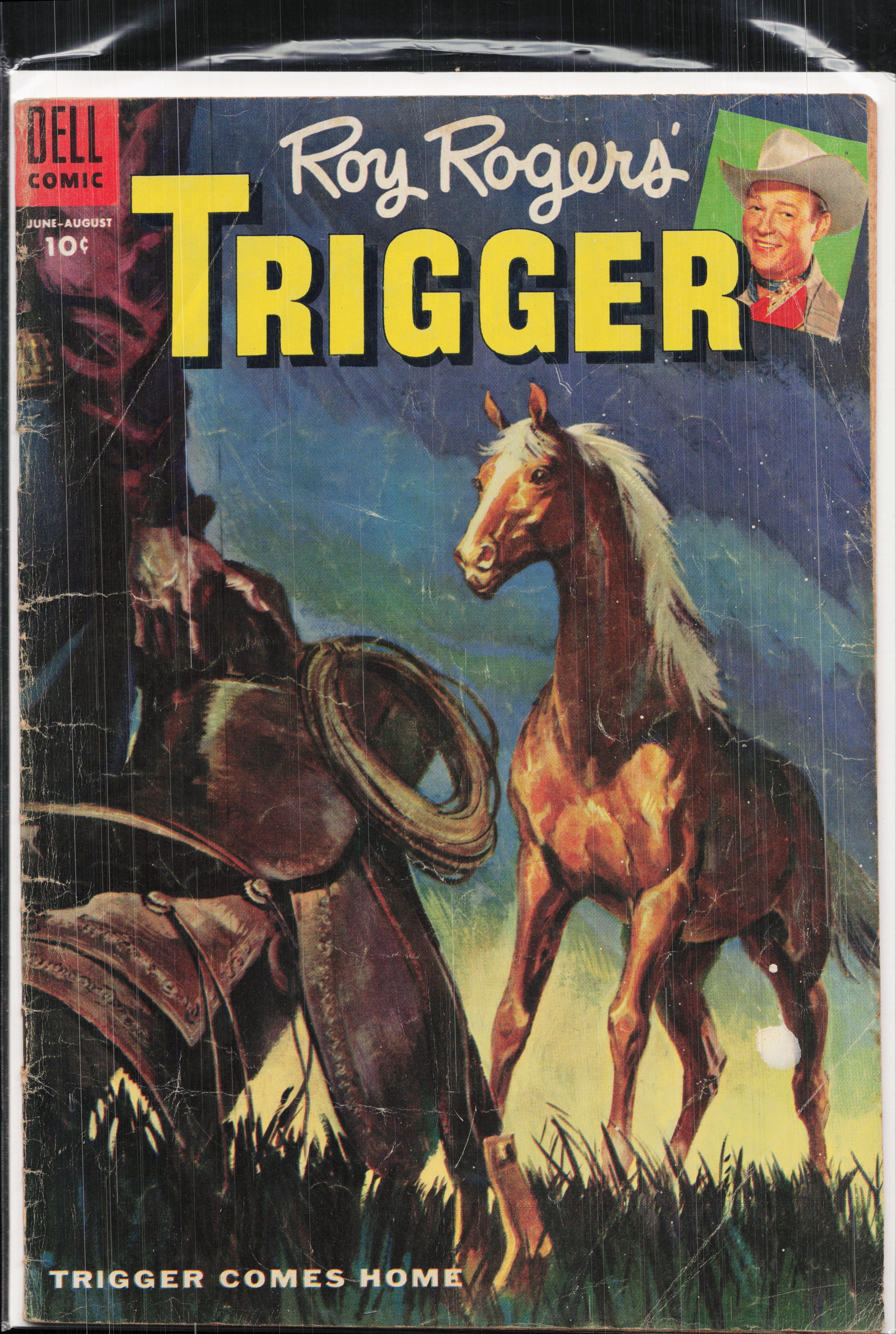Roy Rogers' Trigger #17 (1955) Trigger | Comic Books - Golden Age, Dell, Funny Animal / HipComic