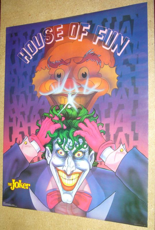Joker poster - " 22" x 28" - house of fun - dc comics batman villain ...