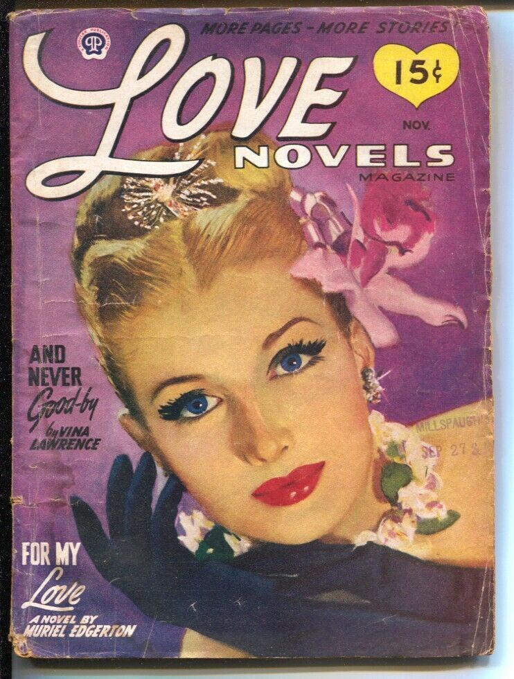 Love Novels 11/1947-Popular-pin-up girl cover-heartbreak-emotion ...