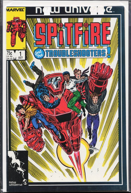 Spitfire and the Troubleshooters #1 (1986) Spitfire | Comic Books ...