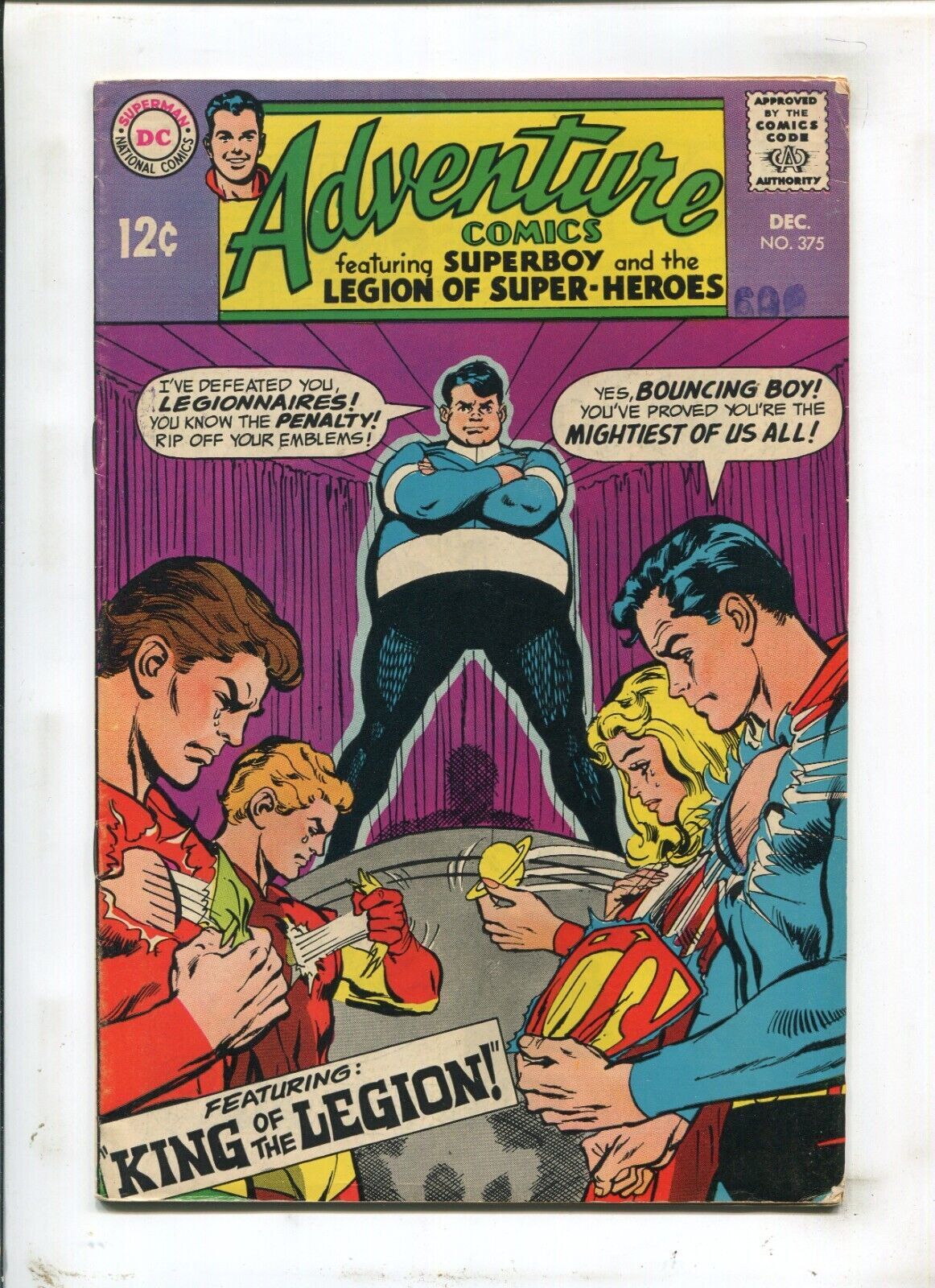Adventure Comics #375 - 1st Appearance of Wanderer's (6.0) 1968 | Comic ...