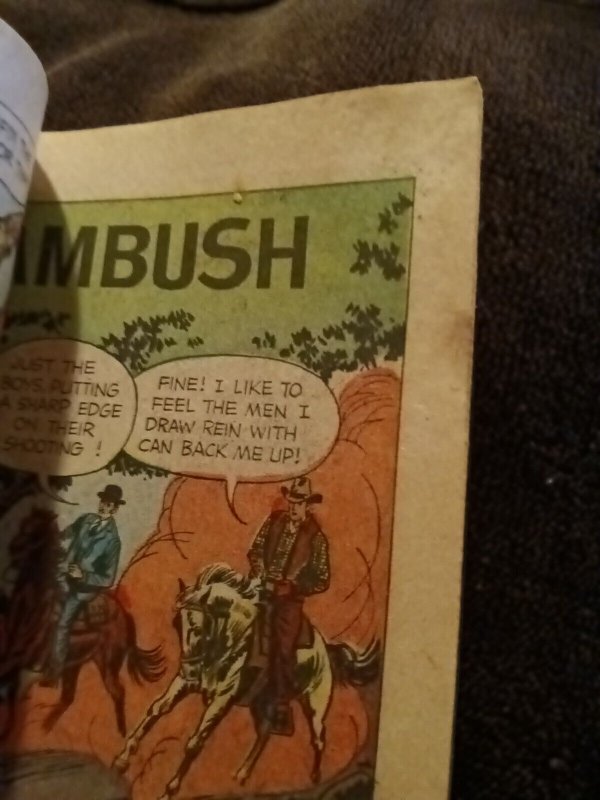 The BIG VALLEY #6 Dell comics 1966, Lee Majors, Barbara Stanwyck, Peter ...