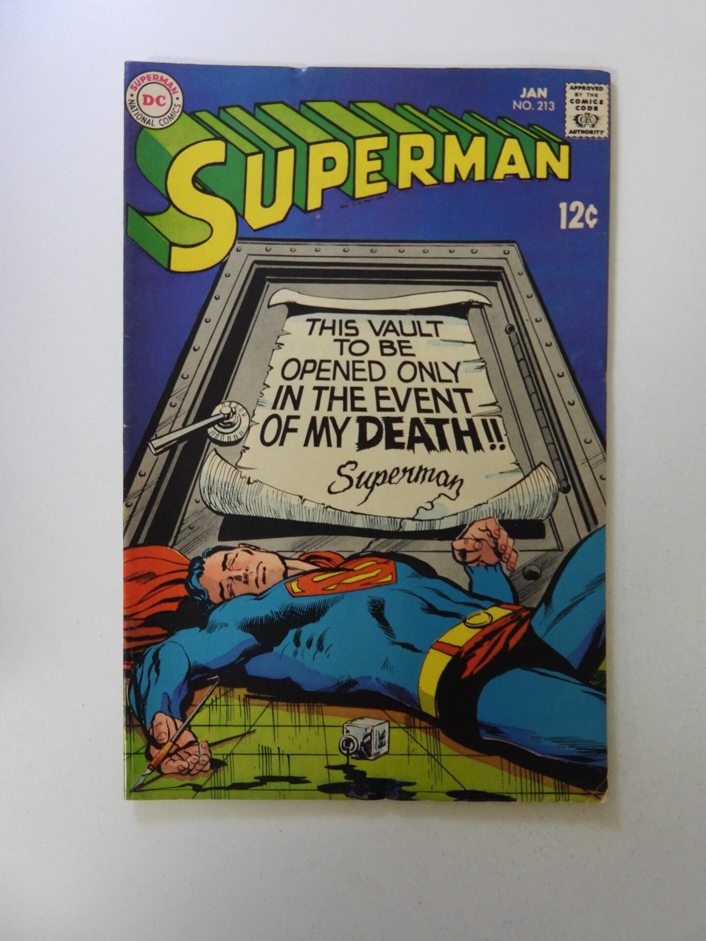 Superman #213 (1969) FN+ condition | Comic Books - Silver Age, DC ...