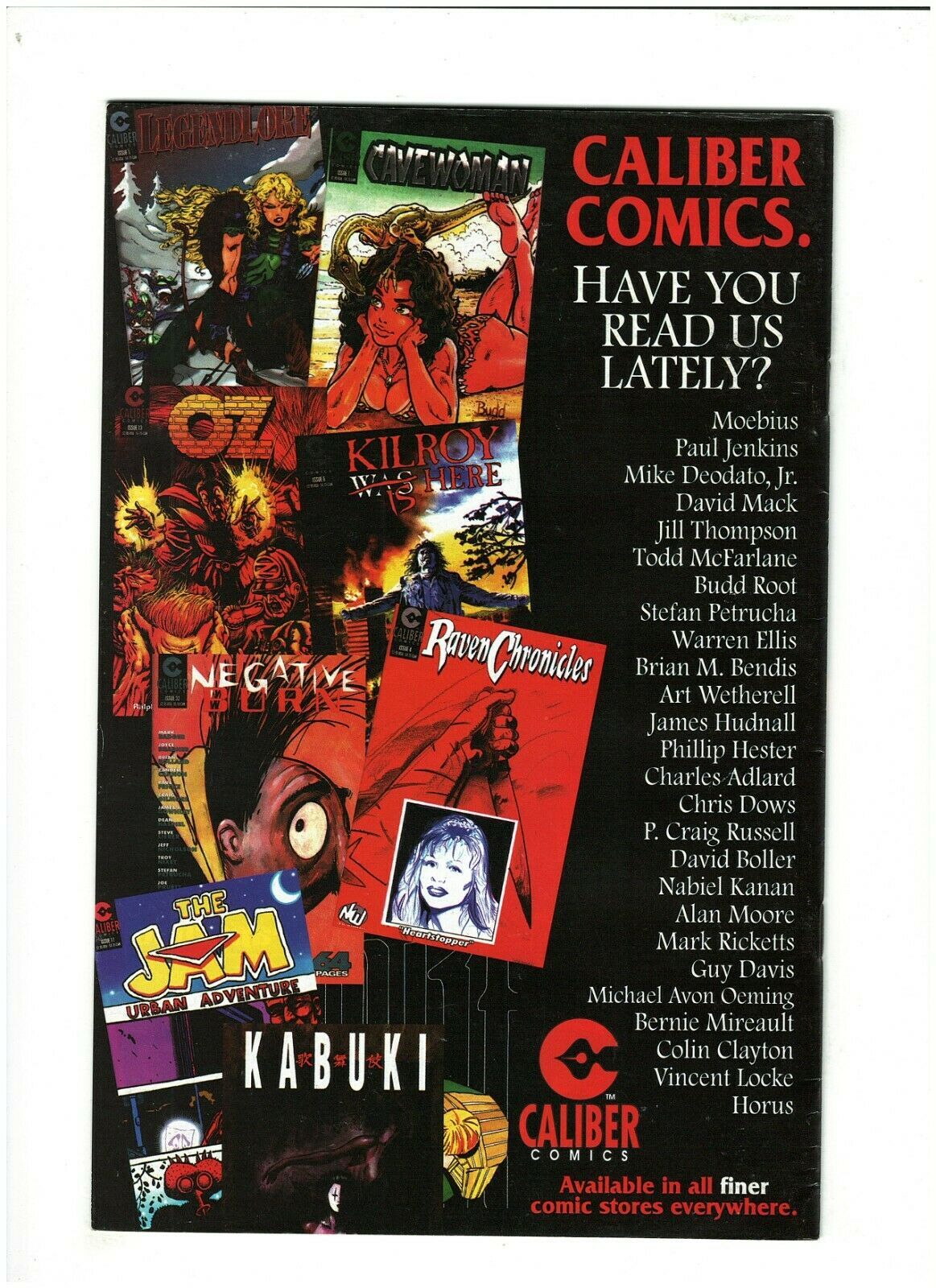 Jinx #3 VF 8.0 Caliber Comics 1996 Brian Michael Bendis | Comic Books ...