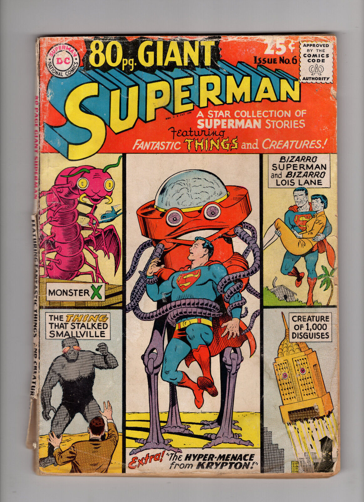 80 pg. Giant Magazine: Superman #6 (1965, DC Comics) | Comic Books ...