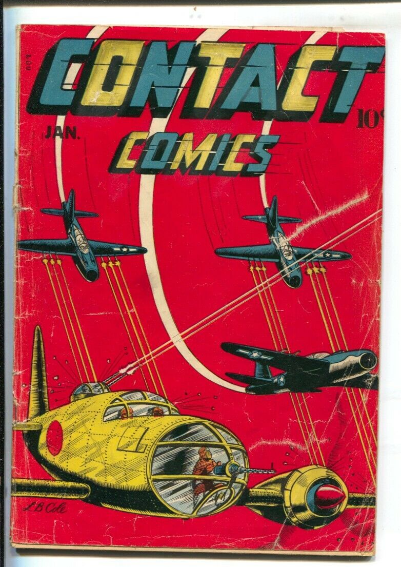 Contact #4 1944-Aviation Press-L.B. Cole air war cover-Black Venus by ...