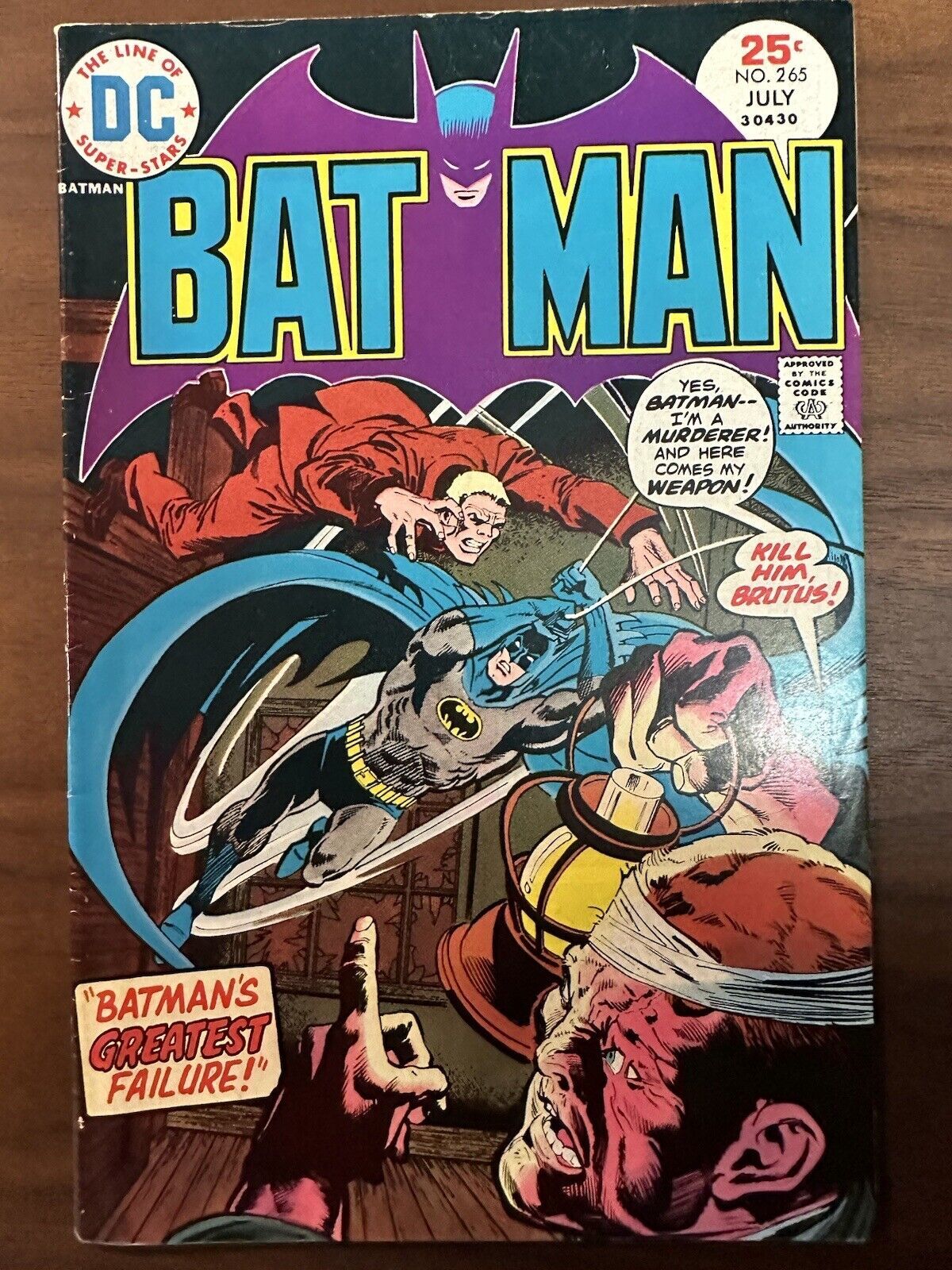 Batman #265 FN- Cover art by Rich Buckler and Dick Giordano (DC 1975 ...