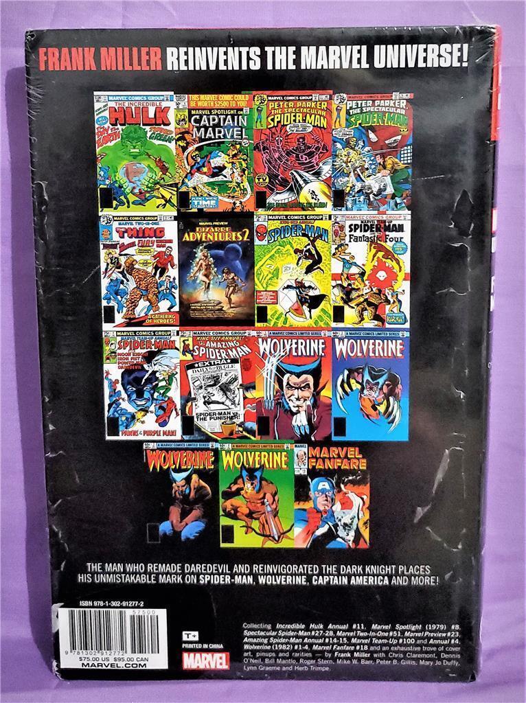 MARVEL UNIVERSE by FRANK MILLER Omnibus HC Spider-Man Wolverine (Marvel ...