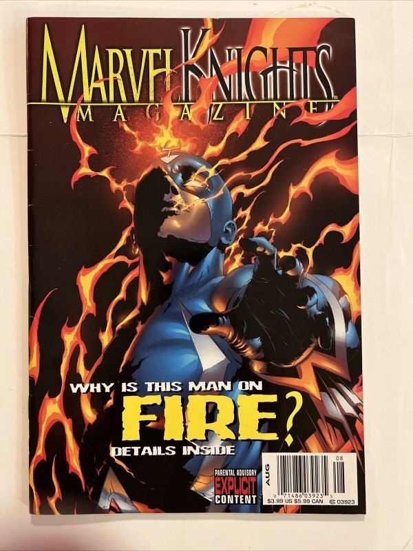Marvel Knights Magazine 5 Comic Lot #1 #3-6 2001 Reprints Daredevil See ...